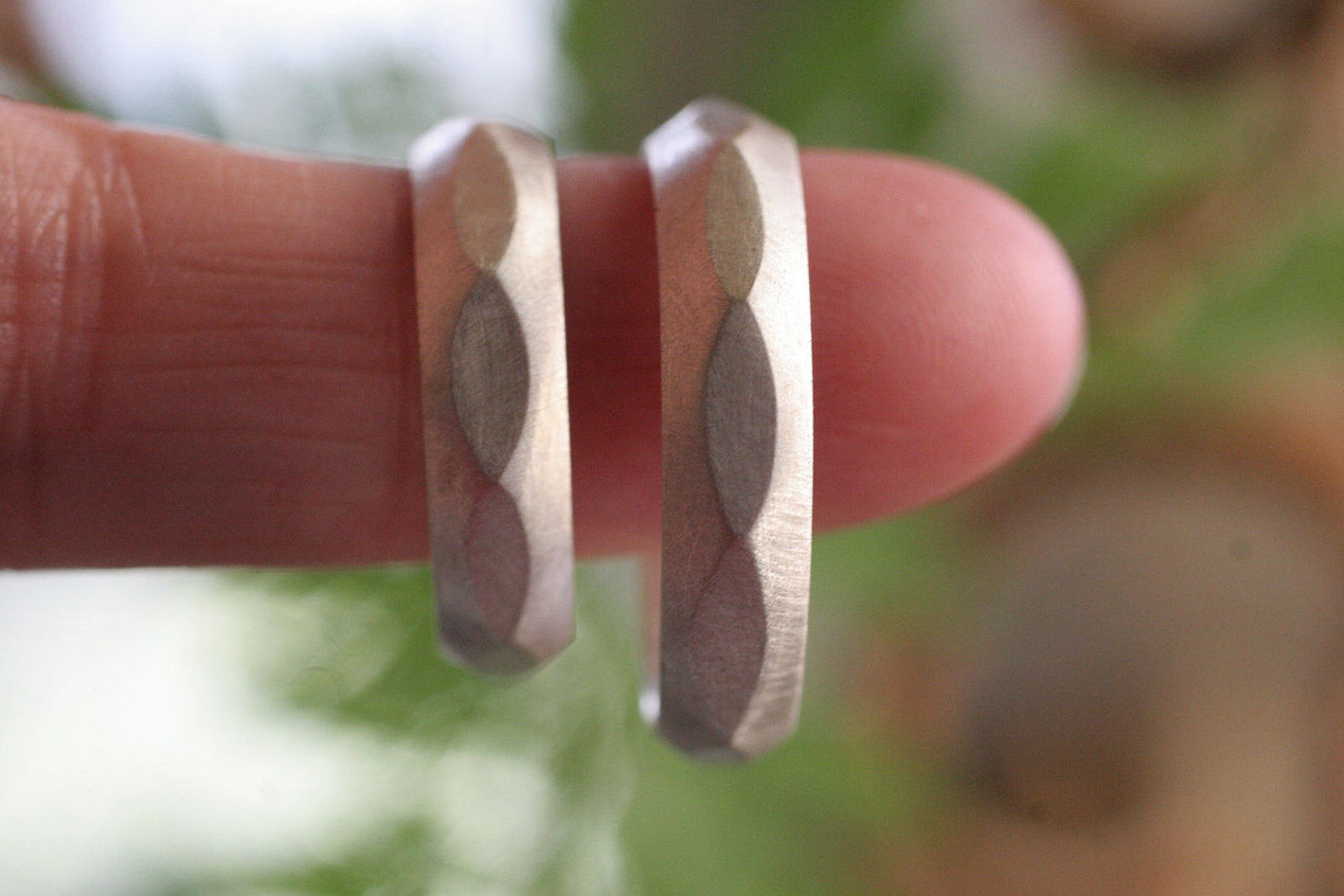 Wedding Band Set 2 Rings - Etsy