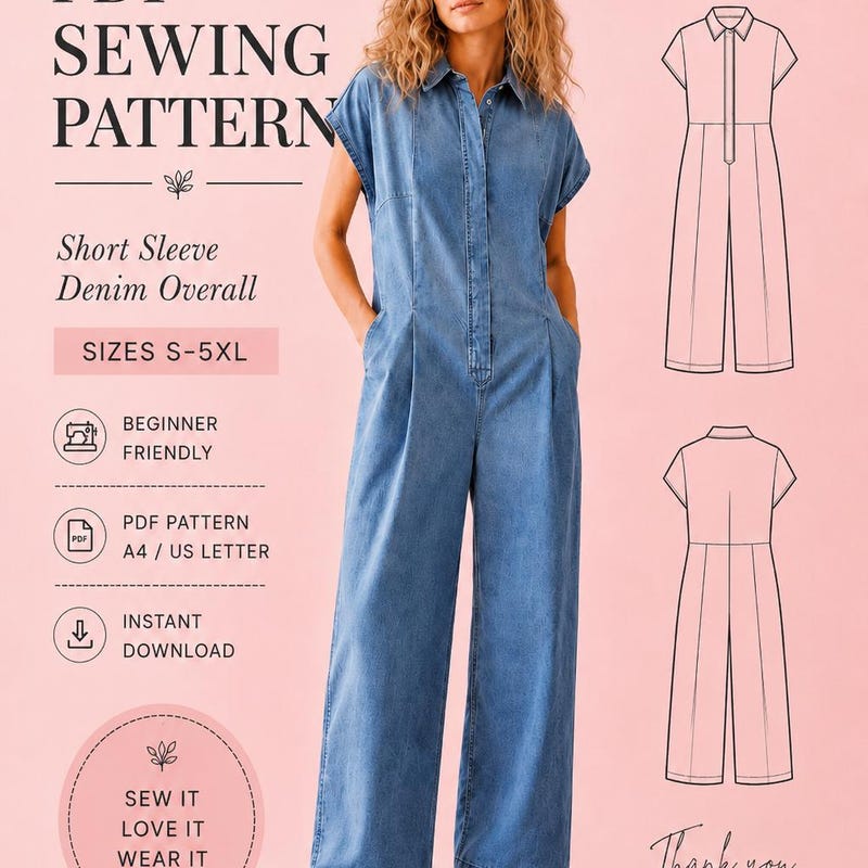 Boiler Suit Patterns - Etsy