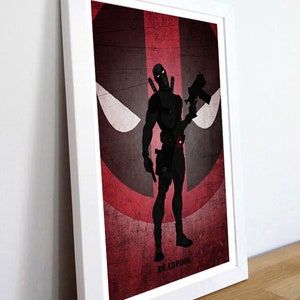 Deadpool .Superheroes Minimalist .deadpool Superhero poster | Etsy