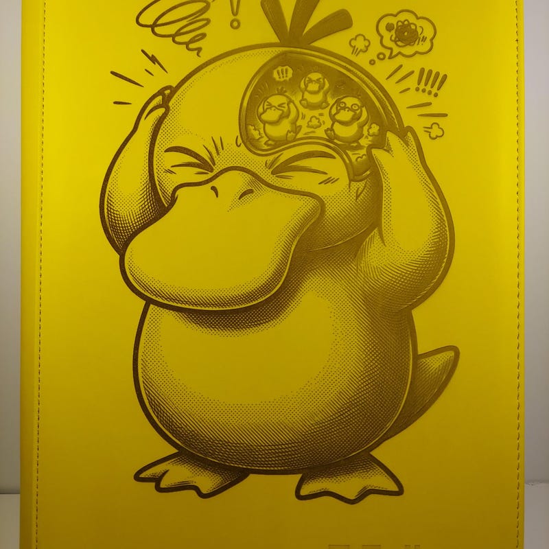 Psyduck Card Binder - Etsy