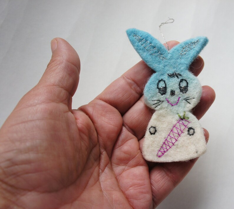 Felt Easter Bunny Traditional Easter Hanging Spring Decor - Etsy