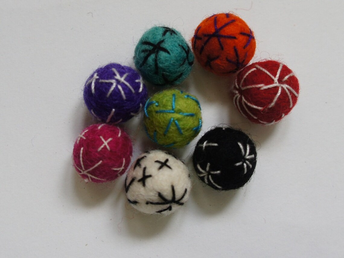 30 % SALE Felt Ball 1.5 Cm Felt Ball Embroidery Felt Ball - Etsy