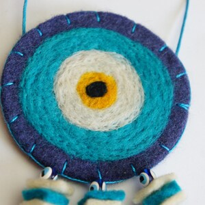 Evil Eye, Evil Eye Good Luck Charm, Eye Charm, Felt Evil Eye, Evil Eye ...