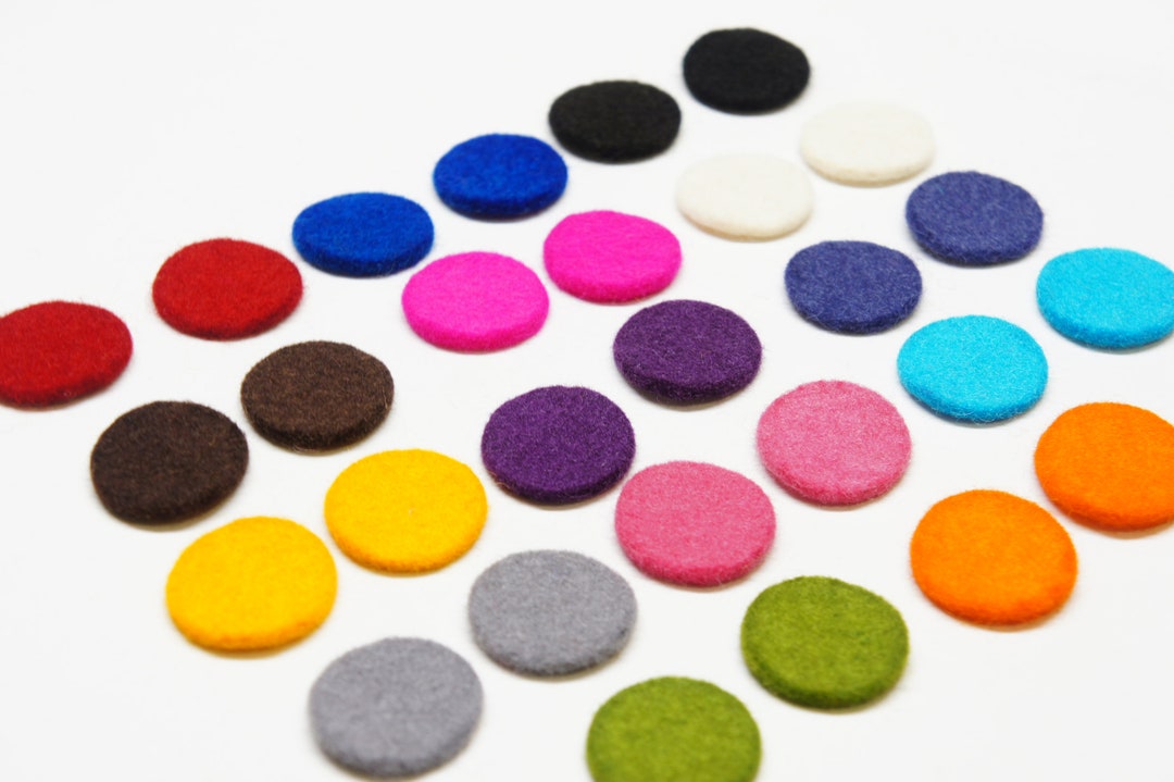 Felt Circle 1.3", Thick 3mm, Felt Circle Eye, Felt Shapes Sewing, DIY ...