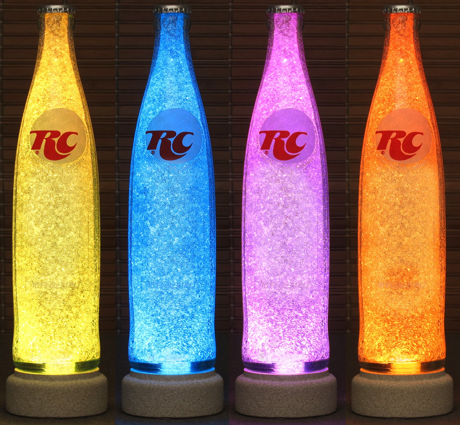 Vintage RC Cola Glass Soda ACL Label LED 10 Oz Bottle Lamp - Etsy