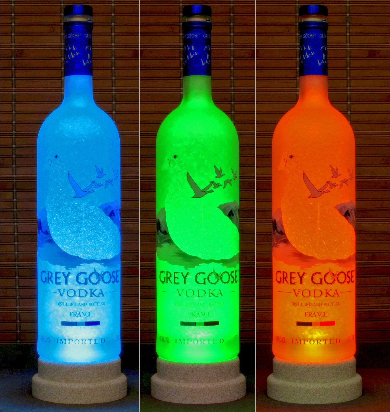 Colorful Vodka Bottles