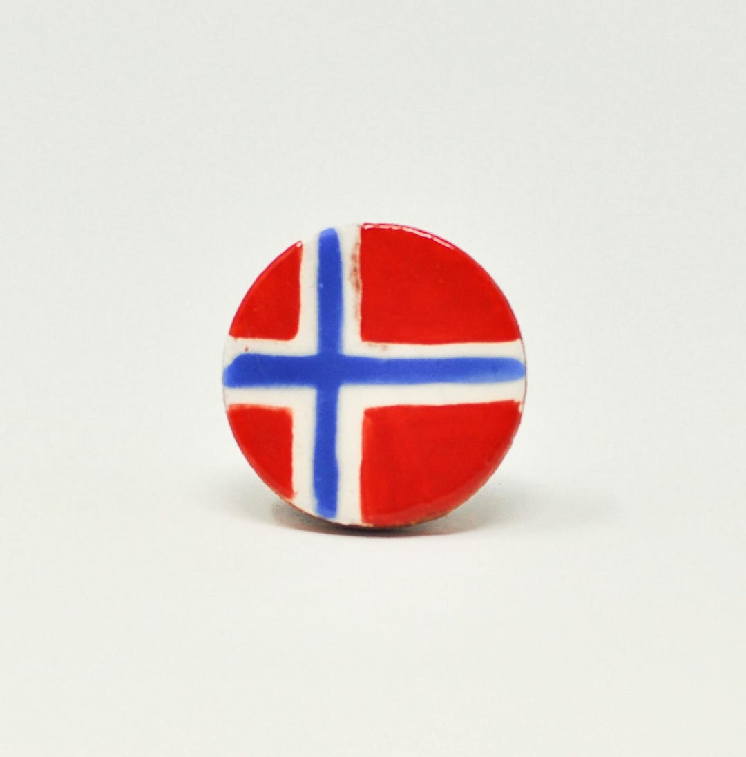 Norwegian Flag Magnet Midwest Scandinavian Norwegian Nordic - Etsy
