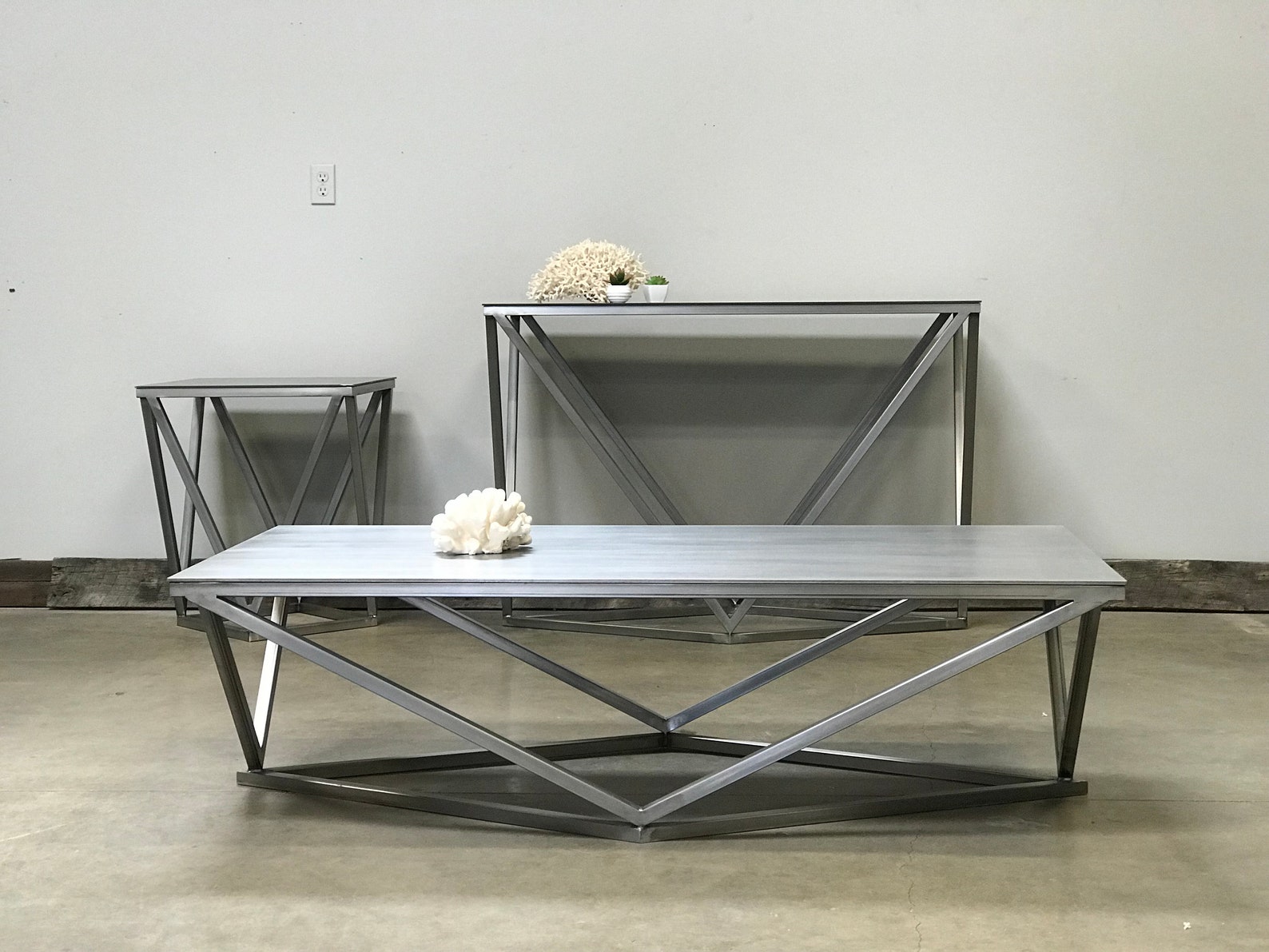 Midcentury Modern Geometric Inspired Made of Steel | the Chelsea ...