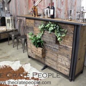 The Herb Crate Bar | Hostess Stand - Custom Made Bar Furniture ...