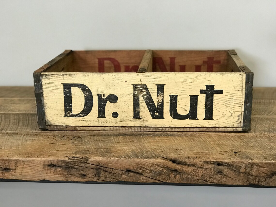 Dr. Nut Vintage Soda Crate THOUSANDS AVAILABLE | Etsy