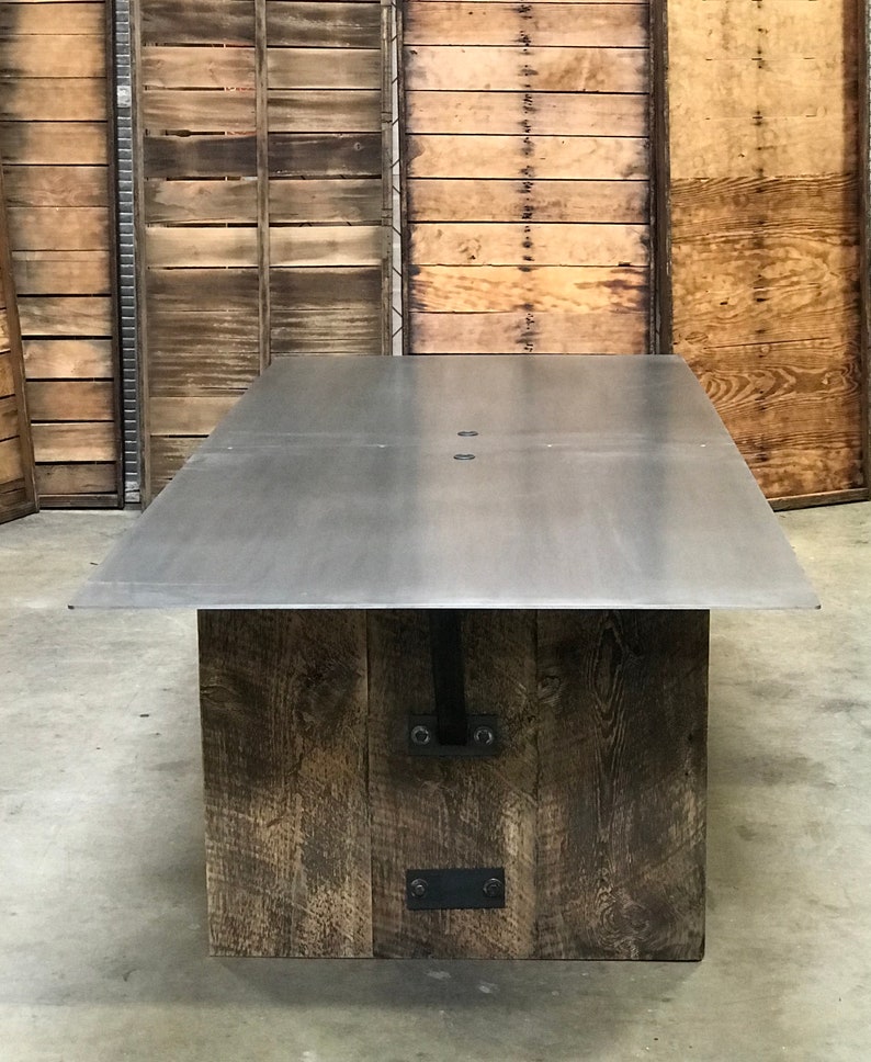 Steel Plate Conference Table Desk - Etsy