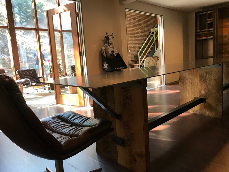 Steel Plate Conference Table Desk - Etsy