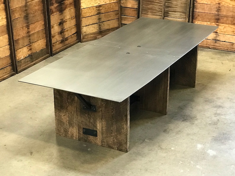 Steel Plate Conference Table Desk - Etsy