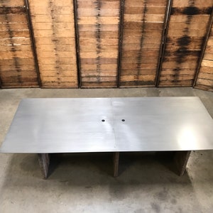 Steel Plate Conference Table Desk - Etsy