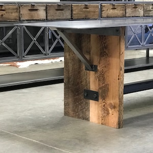 Steel Plate Conference Table Desk - Etsy