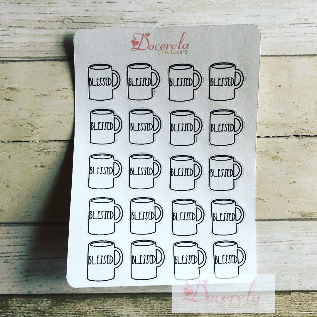 Rae Dunn Inspired Stickers - Etsy