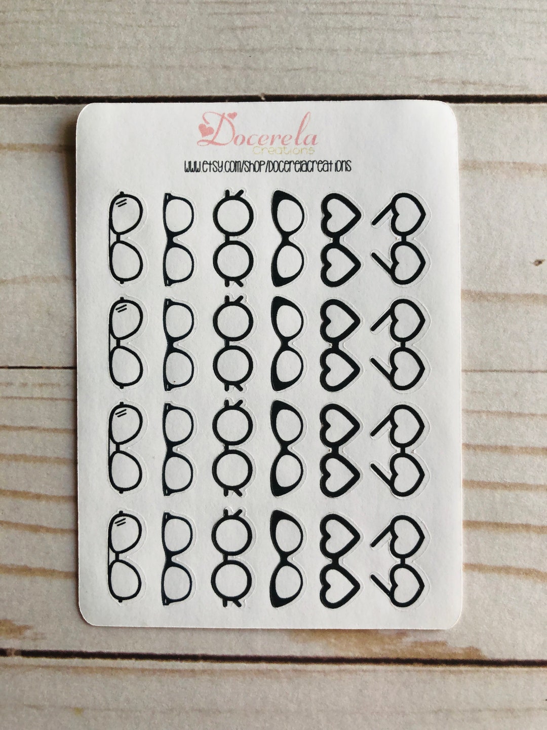 Eye Glass Stickers - Etsy