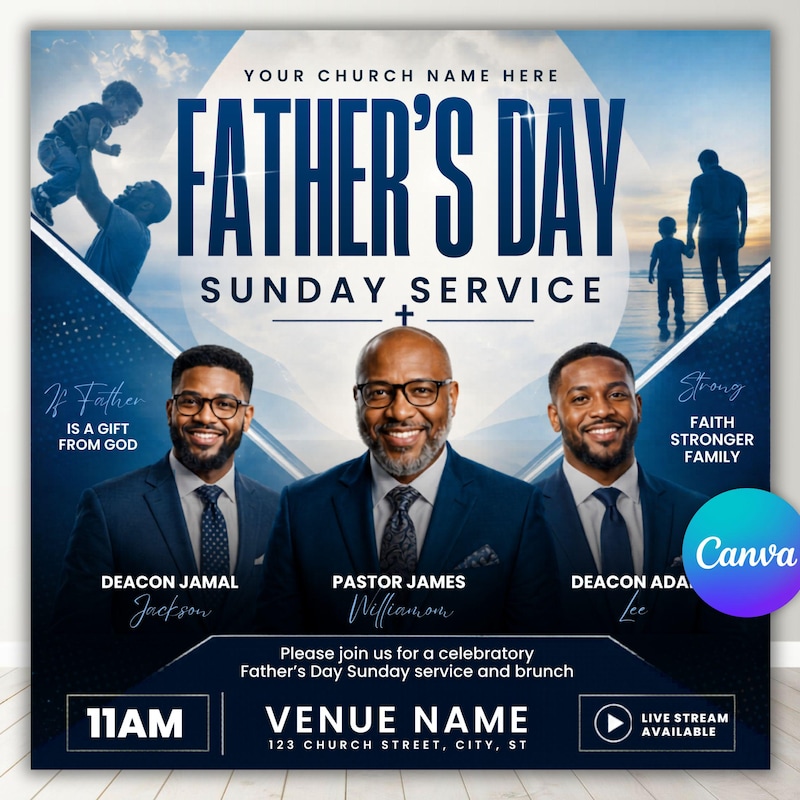 Flyer Template Church - Etsy