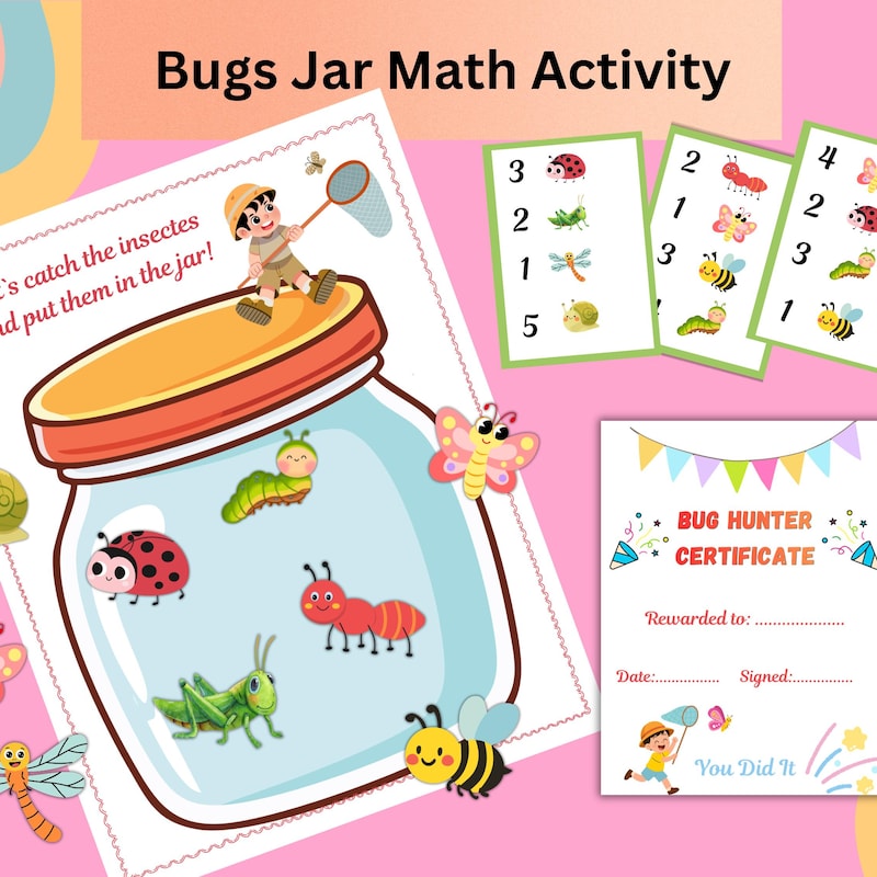 Bug Jar Template - Etsy