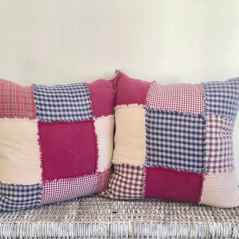 Patchwork Pillowcase - Etsy