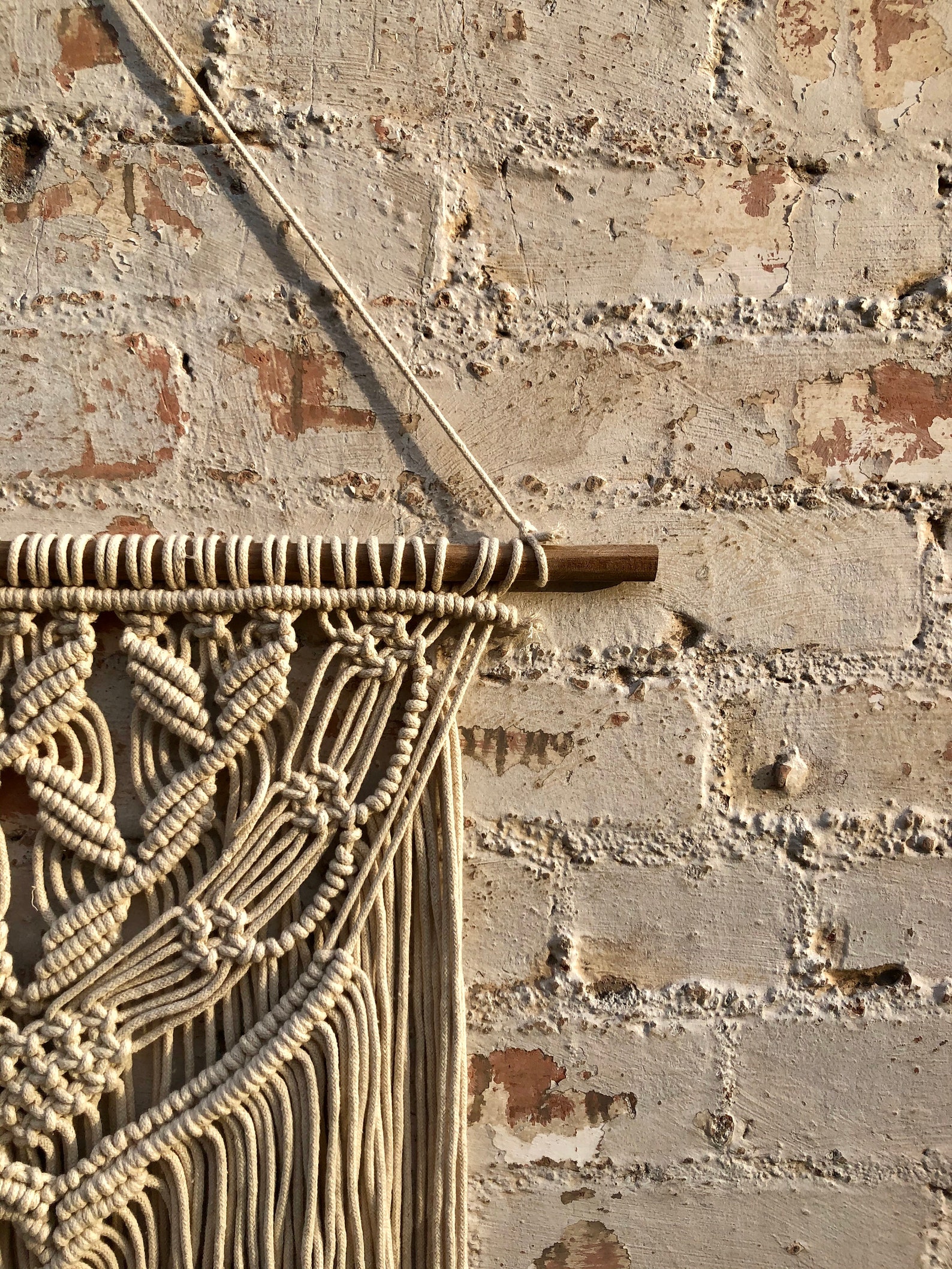 Wall Art Natural Macrame Macrame Mural Macrame Pattern - Etsy