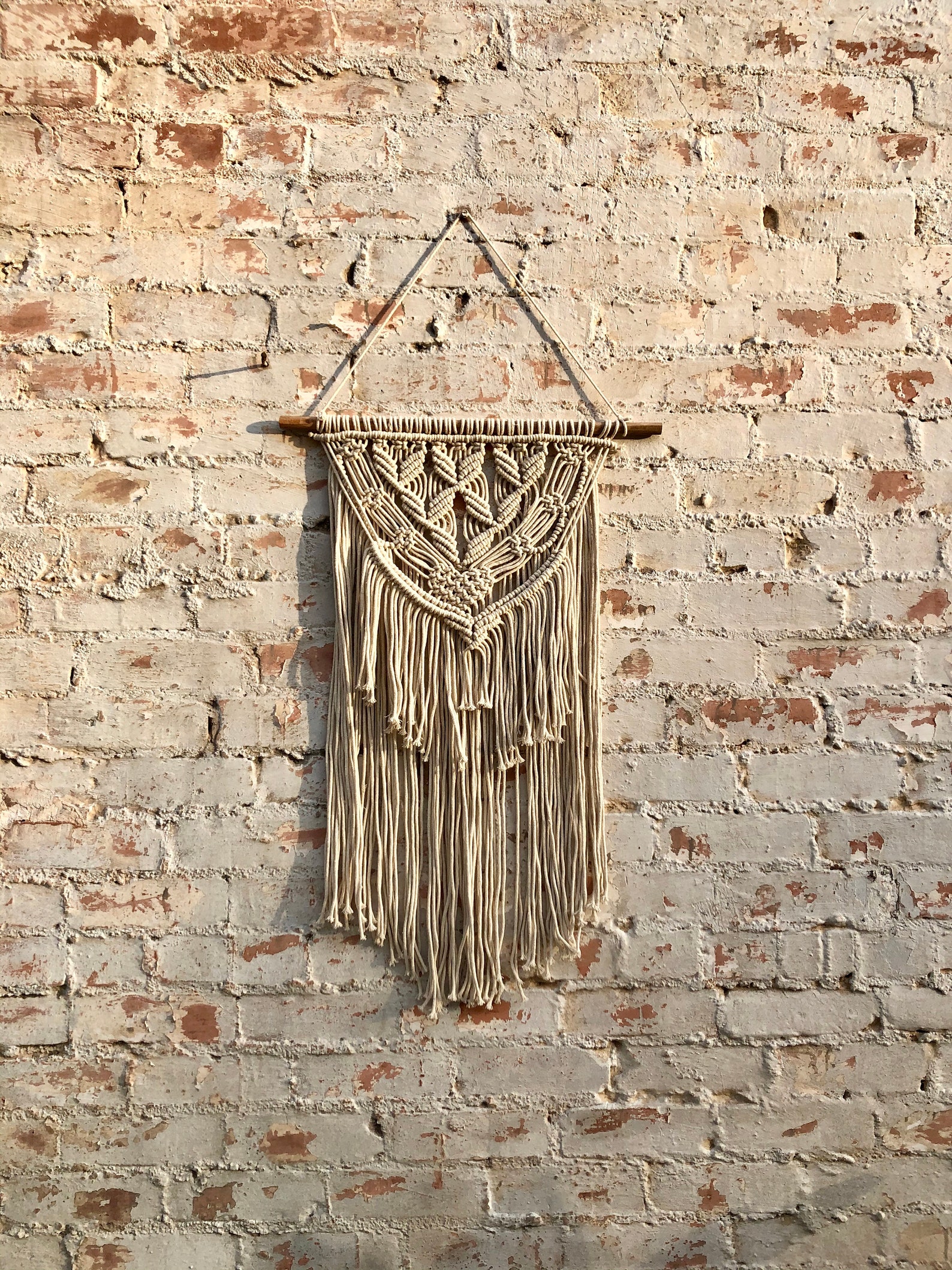 Wall Art Natural Macrame Macrame Mural Macrame Pattern - Etsy