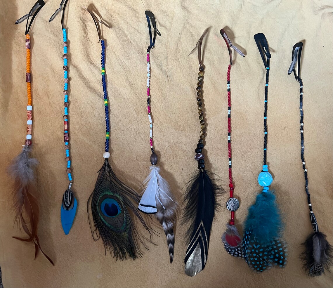 Native American Inspired Hair Clips - Etsy