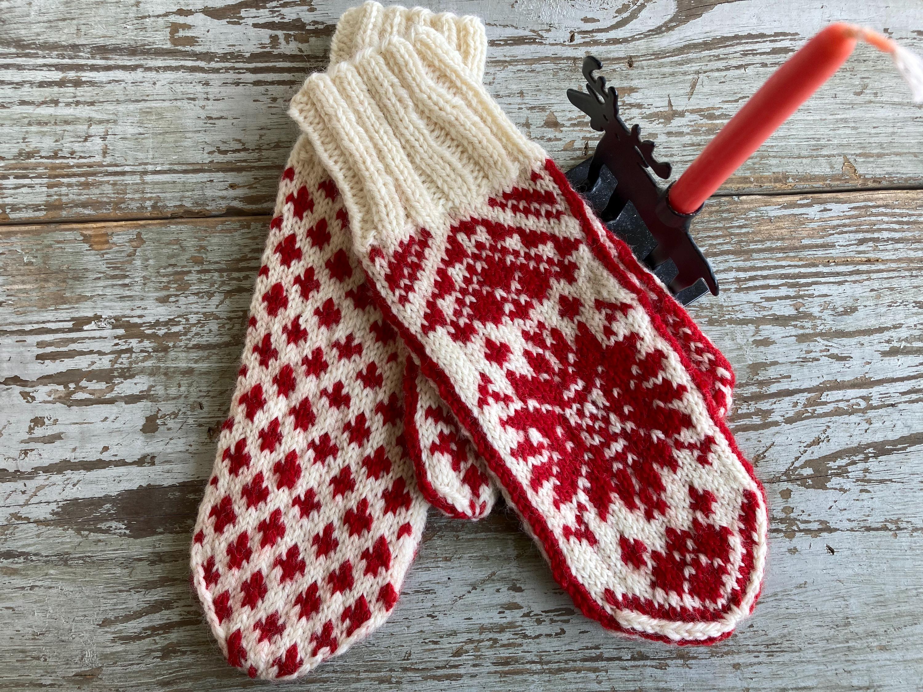 Mittens in Scandinavian Design BIRGITTA - Etsy