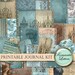 Printable Junk journal kit digital scrapbook printable junk | Etsy