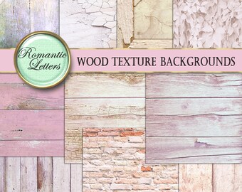 Wood digital paper pack pastel pink digital background paper | Etsy