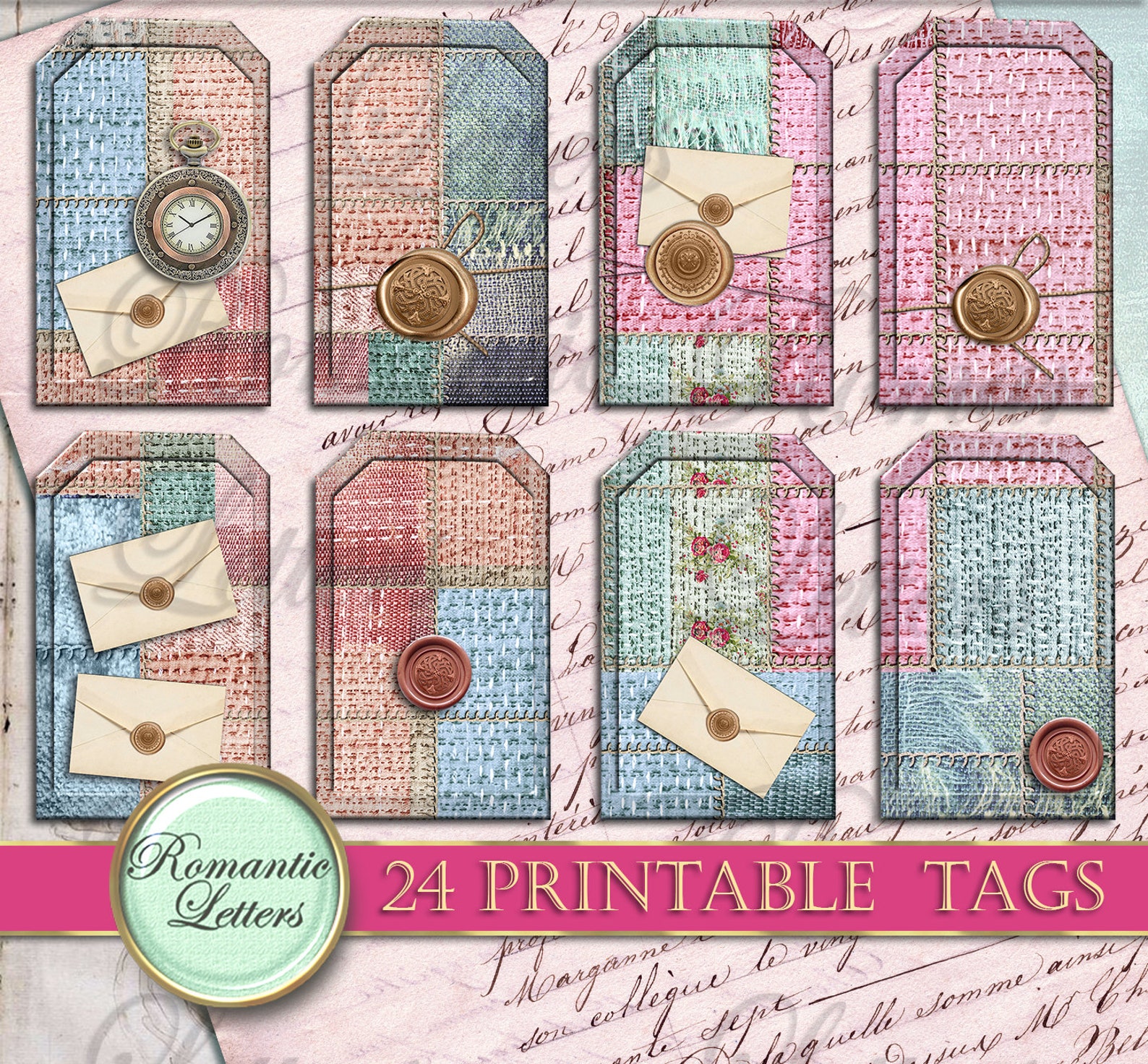 Printable Scrapbook Tags Printable Gift Tags Printable - Etsy