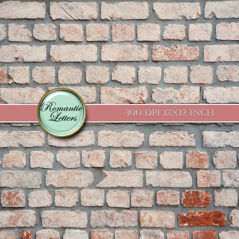 Digital scrapbook paper pack Brick digital scrapbooking | Etsy