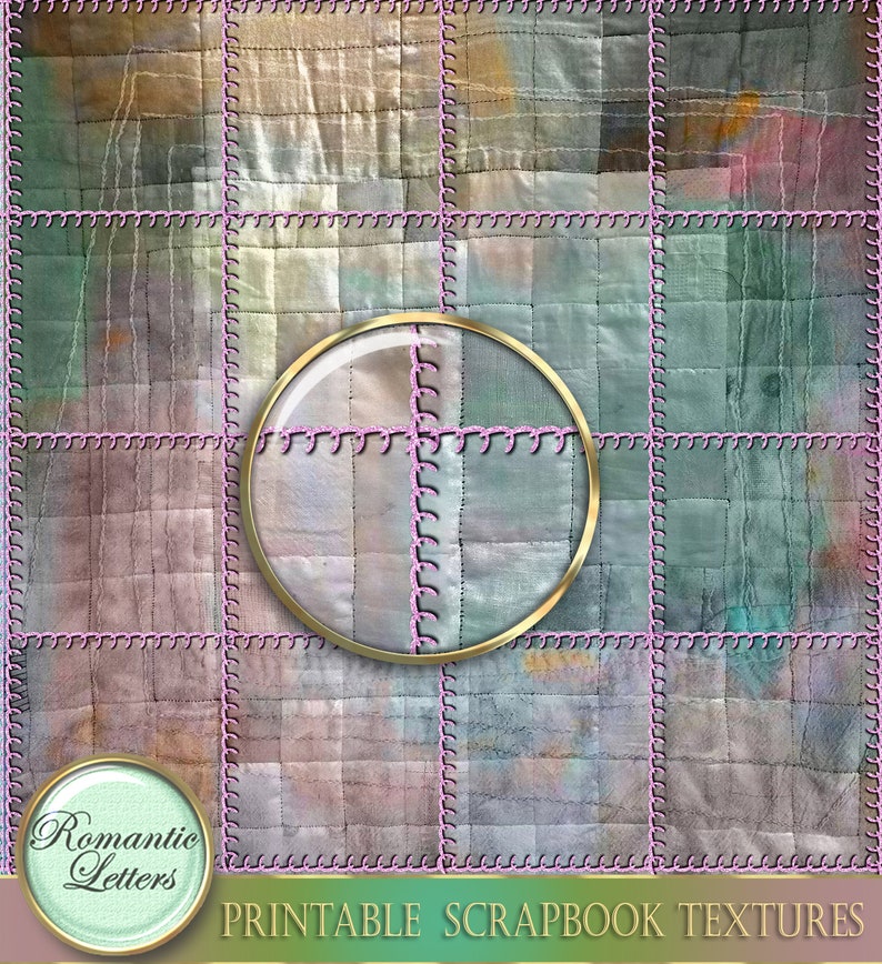 Digital Printable Scrapbook Paper Pack Newborn Album Background Paper ...