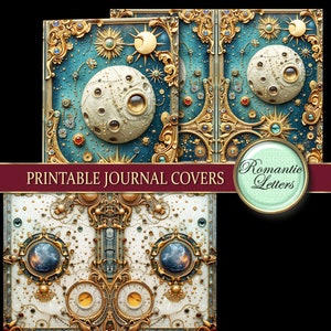 Printable Journal Covers Digital Printable Book Cover Fantasy Magic ...