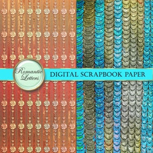 Printable Scrapbook Album Paper Digital Printable Junk Journal Paper ...