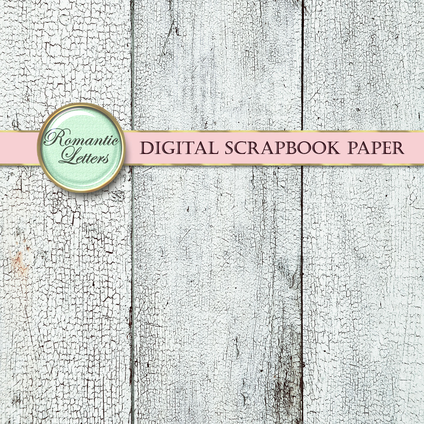 White Wood Digital Background Paper Shabby Chic Wedding Digital Paper ...