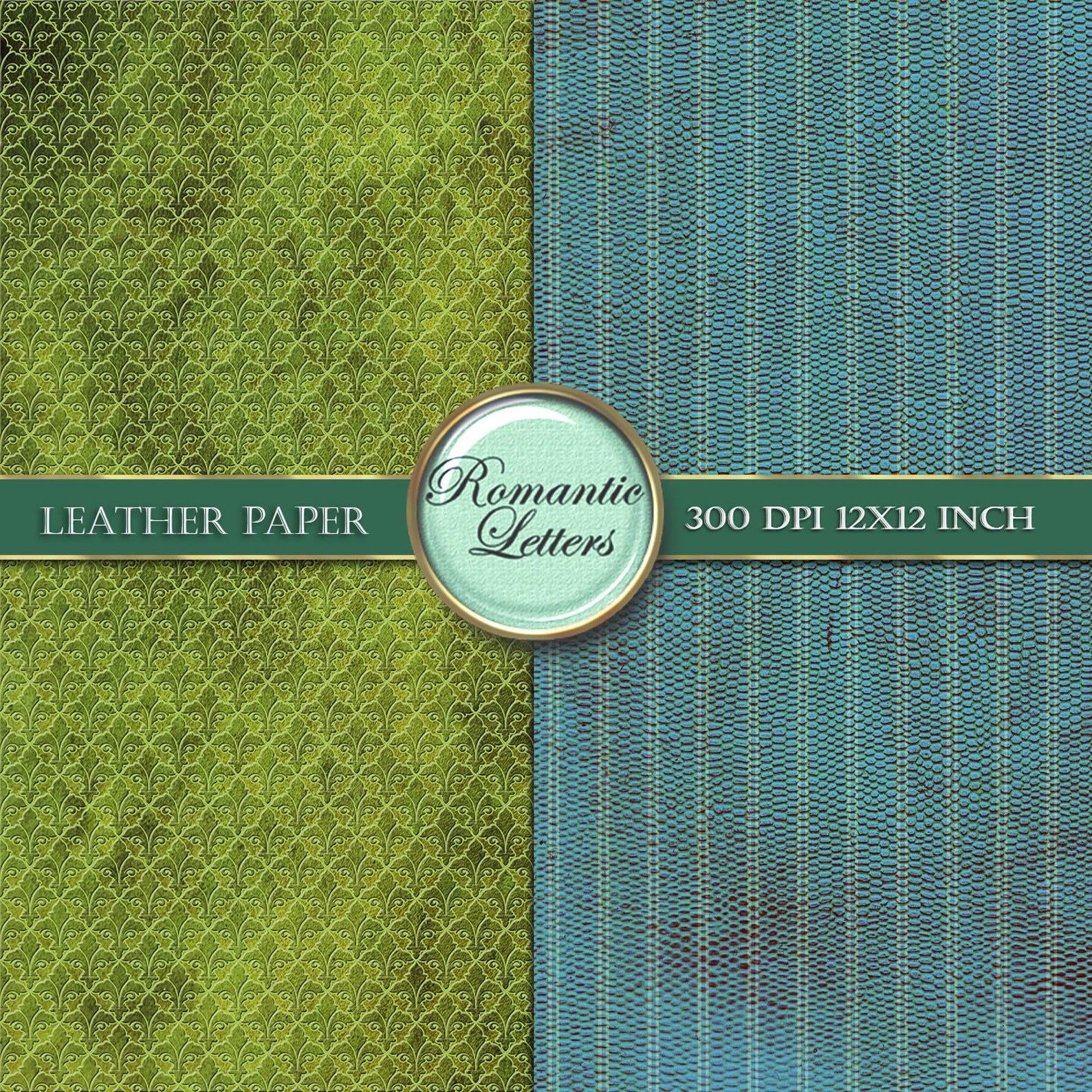 Leather Digital Scrapbooking Paper Pack Digital Leather Vintage ...