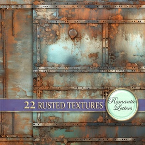 Rust Metal Texture Steampunk Printable Paper Pack Scrapbook Printable ...
