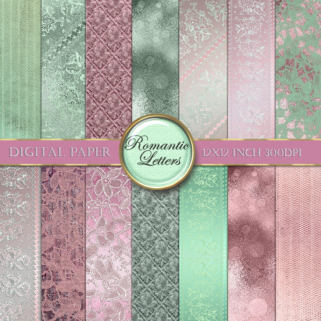 Digital Background Lace Shabby Chic Digital Paper Pastel Newborn Baby ...