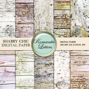 Digital Paper White Wood Digital Scrapbook Paper Pack White Wood ...