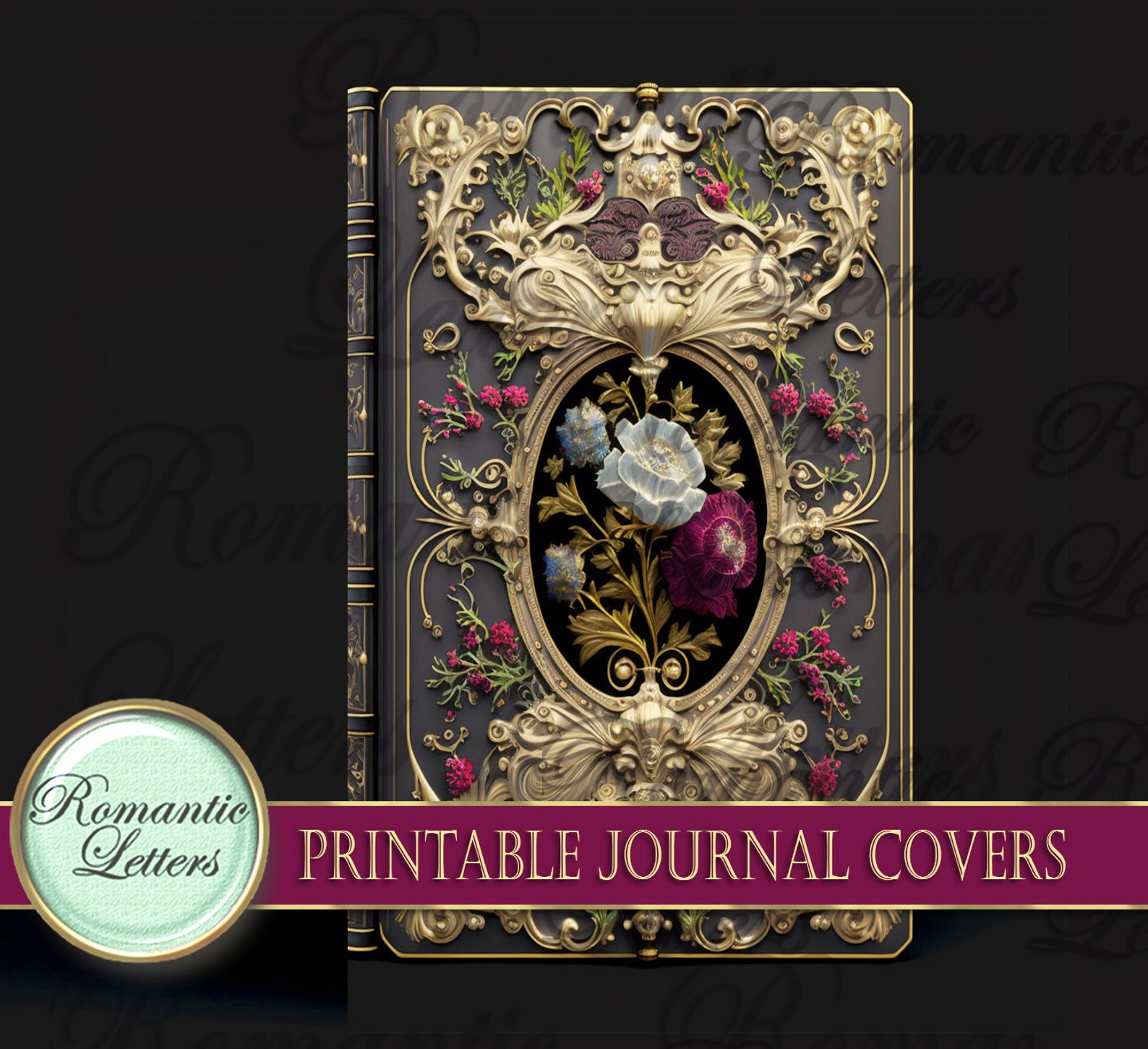 Printable Journal Covers Digital Scrapbooking Printable Junk - Etsy
