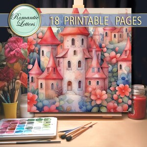 Printable Decoupage Paper Floral Digital Scrapbook Album Paper Fairy ...