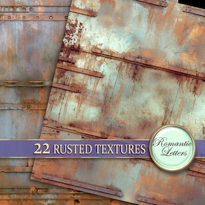 Rust Metal Texture Steampunk Printable Paper Pack Scrapbook Printable ...