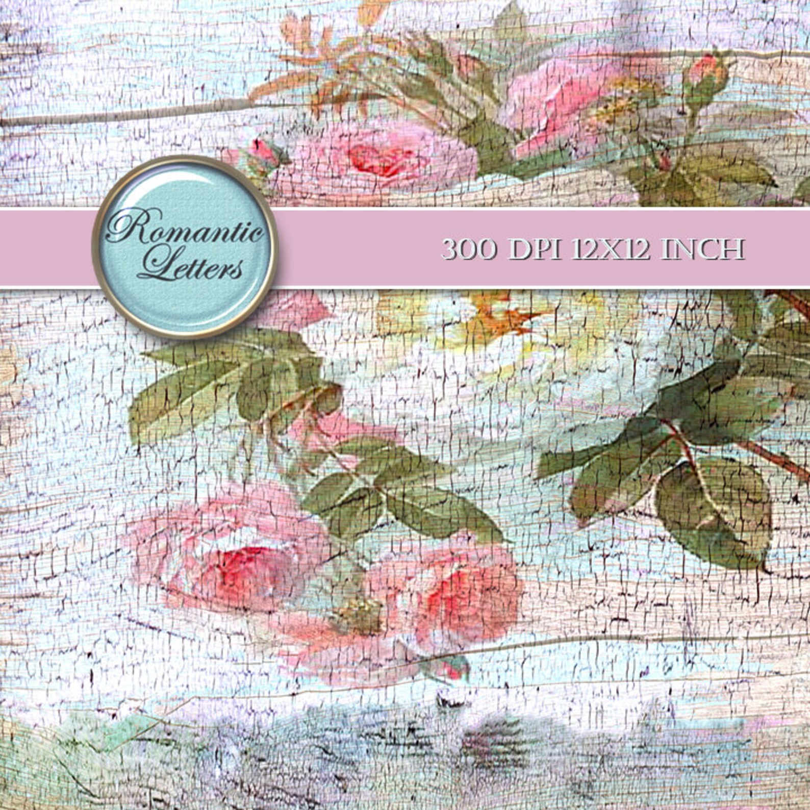 Digital Shabby Chic Paper Digital Scrapbook Shabby Chic - Etsy