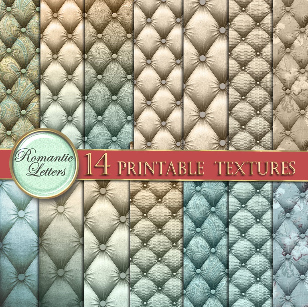Vintage Digital Paper Pack Scrapbook Background Paper Tufted Backdrop ...