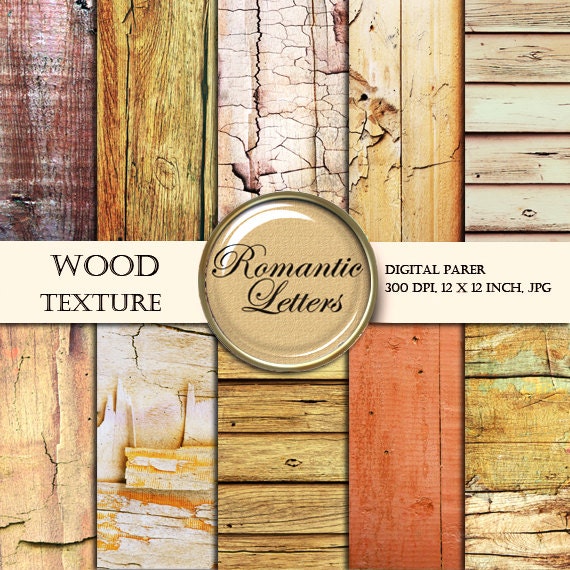 Digital Paper Wood Digital Wood Texture Backgrounds Scrapbook | Etsy