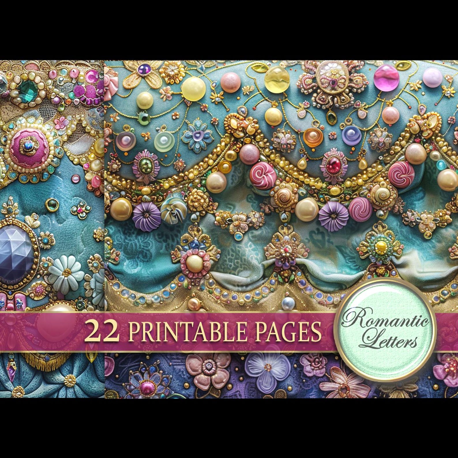 Digital Printable Scrapbook Paper Pack Printable Craft Paper Diamond ...