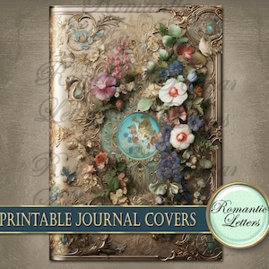 Printable Journal Covers Digital Scrapbooking Printable Junk Journal ...