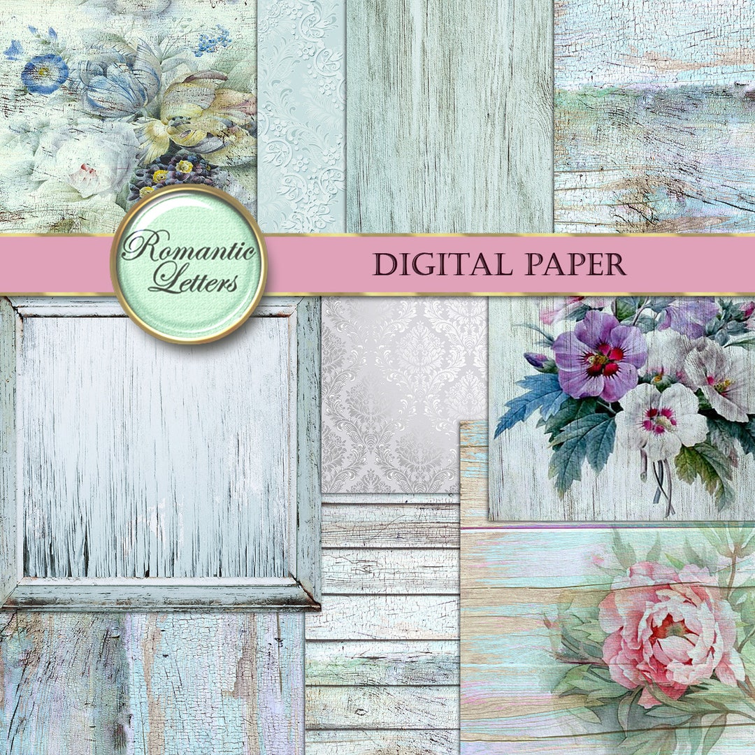 Wedding Digital Scrapbook Paper Pack Digital Scrapbook Background Paper ...