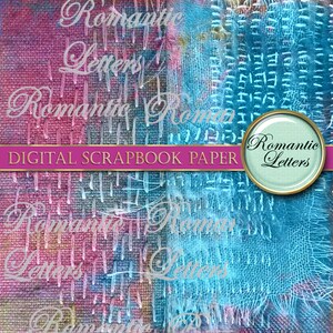 Digital Printable Scrapbook Paper Pack Background Download Fabric ...